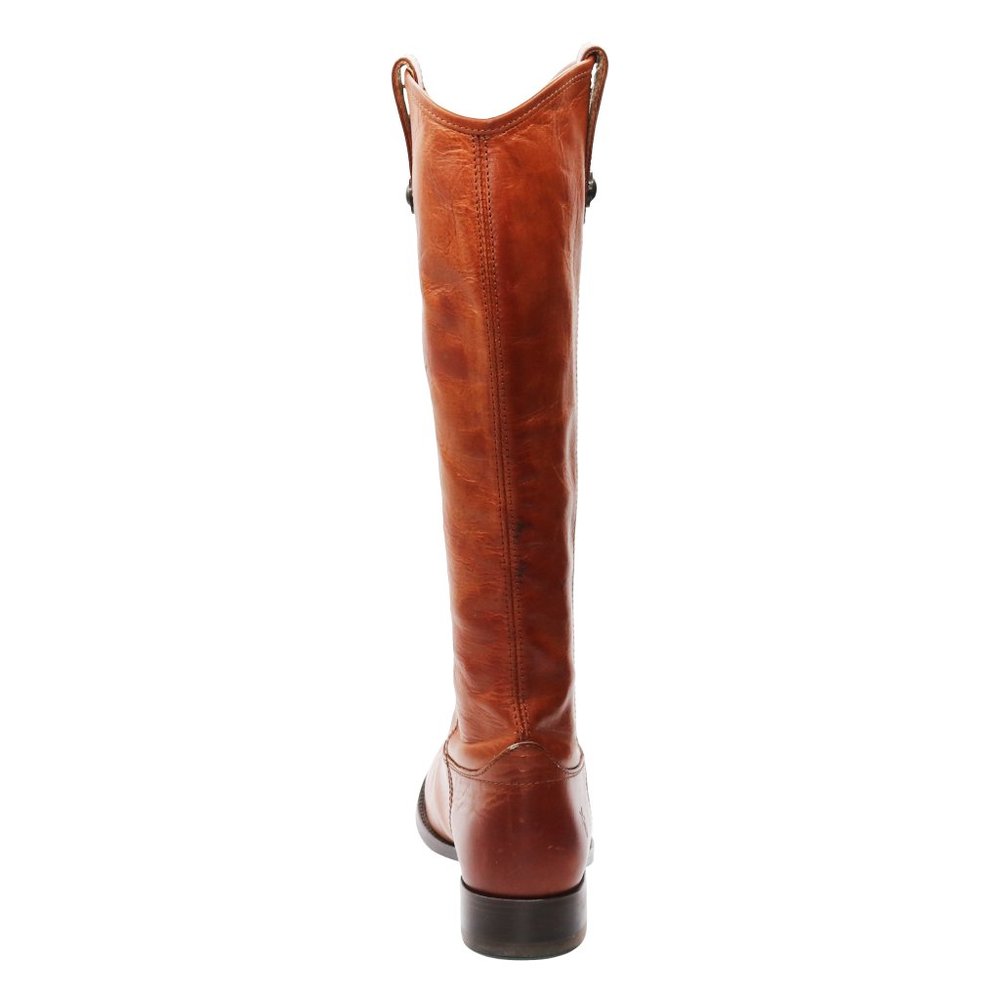 Frye Knee-High Button Brown Full Leather Boots - Hand… - Gem